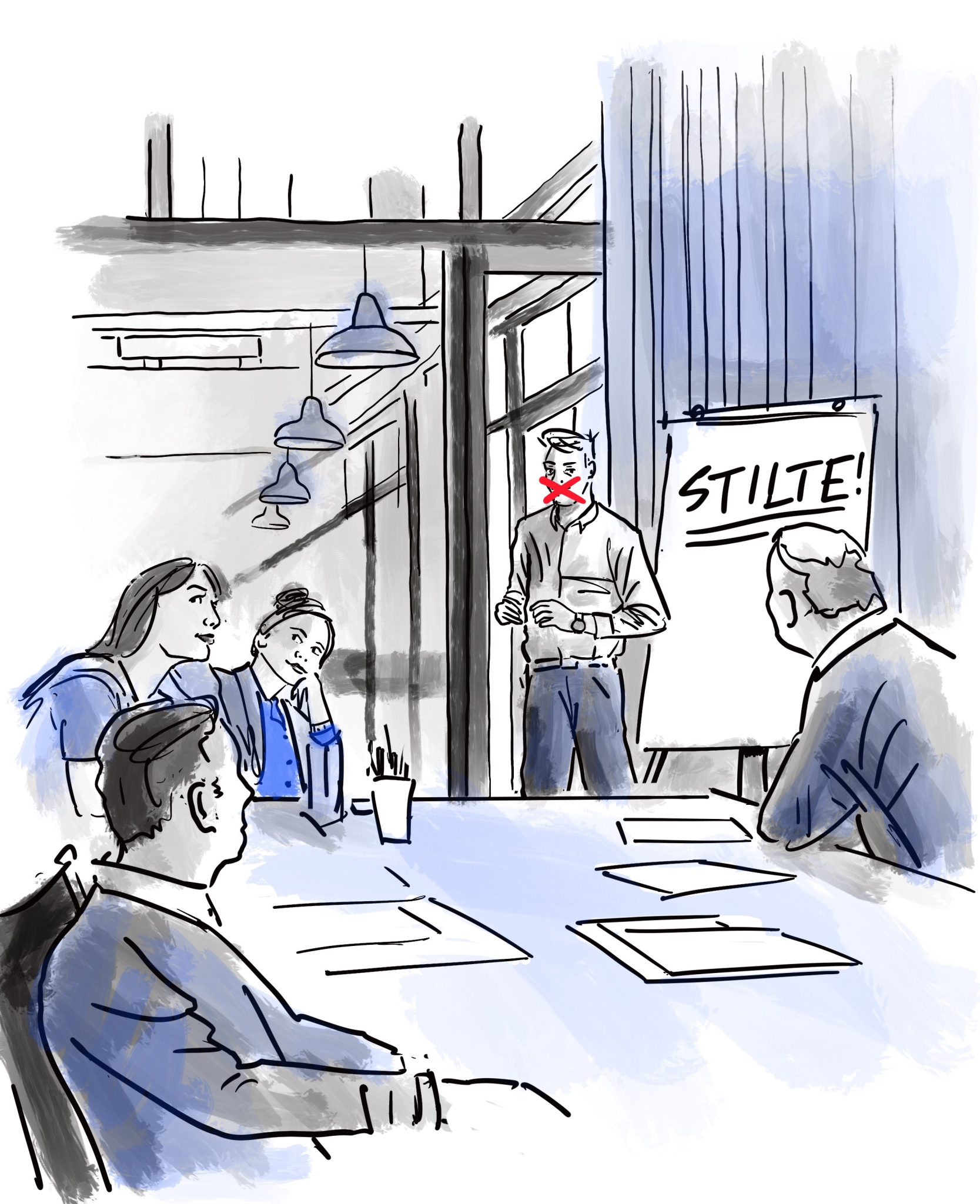 Stilte in een training - Bridge2learn